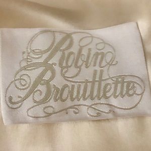 Robin Brouillette | Dresses | Robin Brouilette Cream Chiffon Cocktail ...